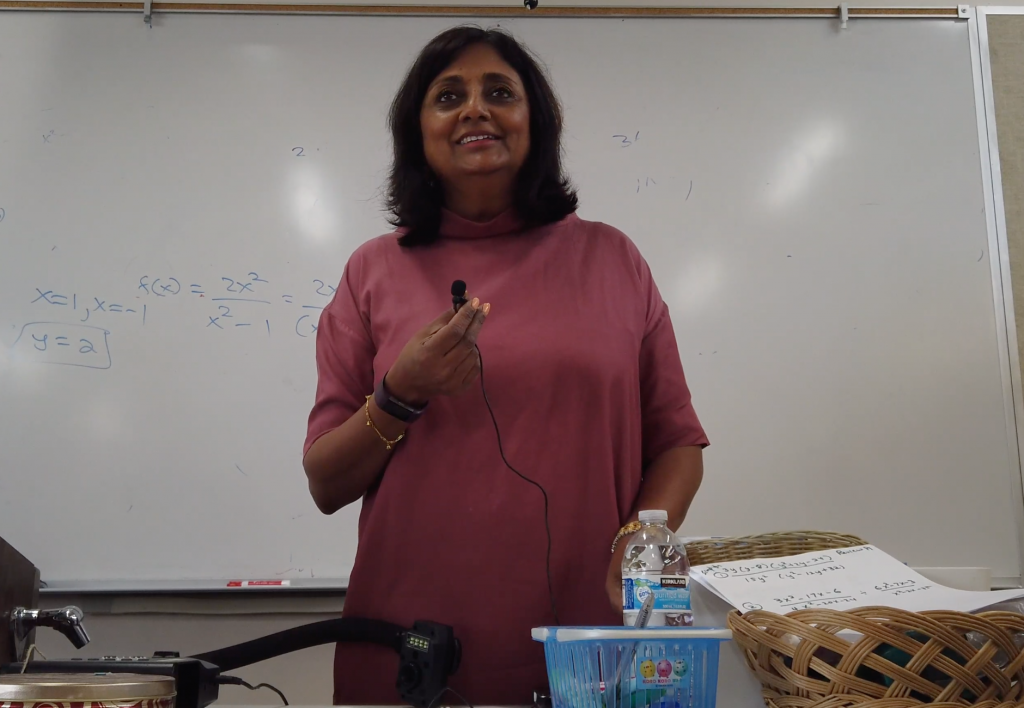 Veteran mathematics teacher Ruth Moonesinghe announces retirement