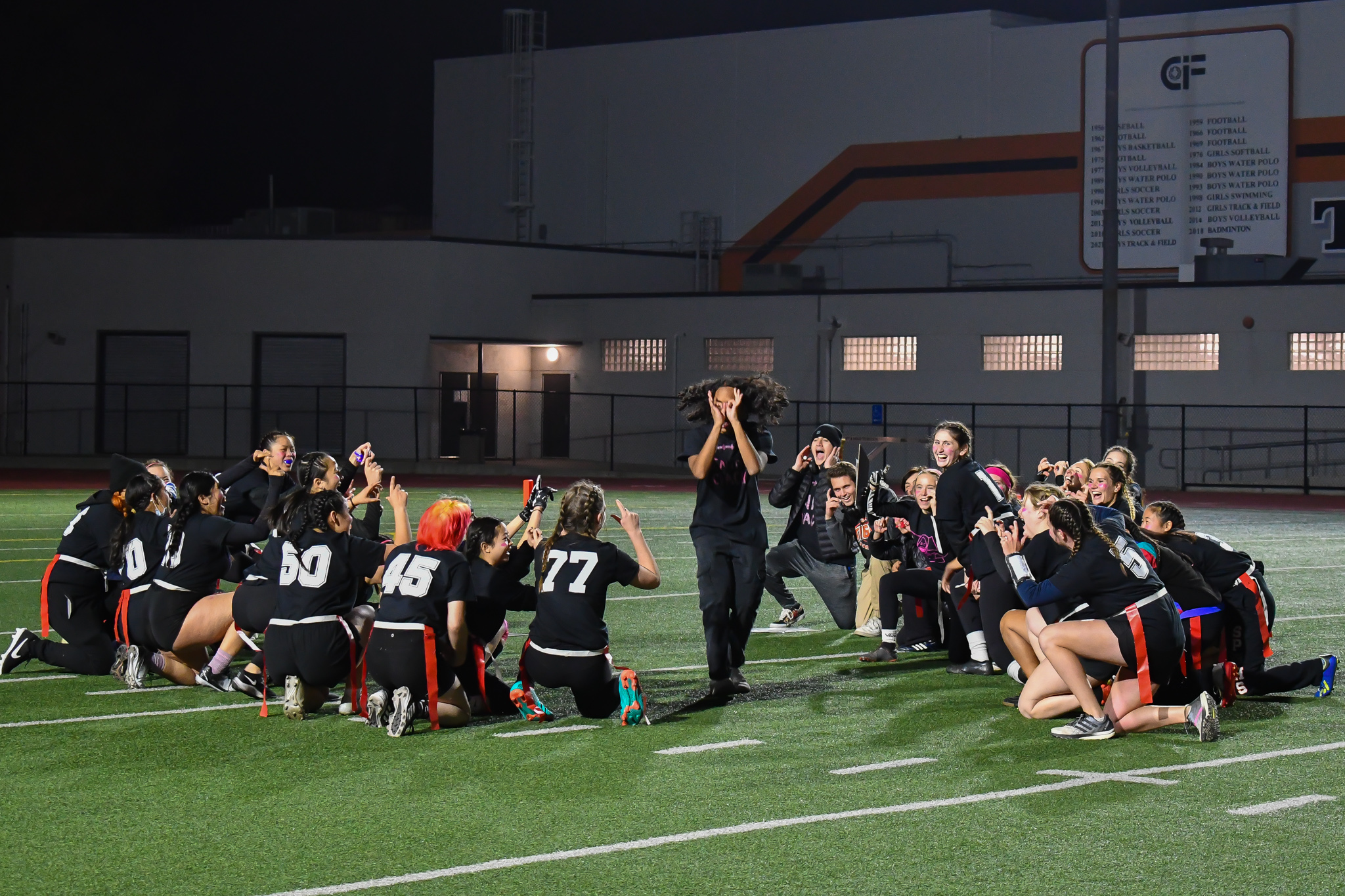 Seniors demolish the juniors 20-6 in annual Powerpuff game